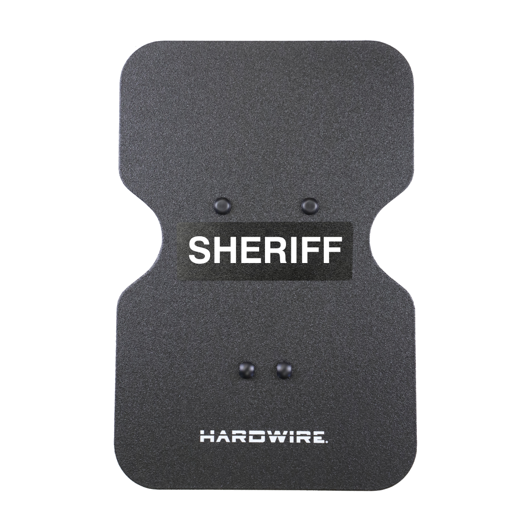 Double Shooter's Cut Tactical Shield – Hardwire LLC